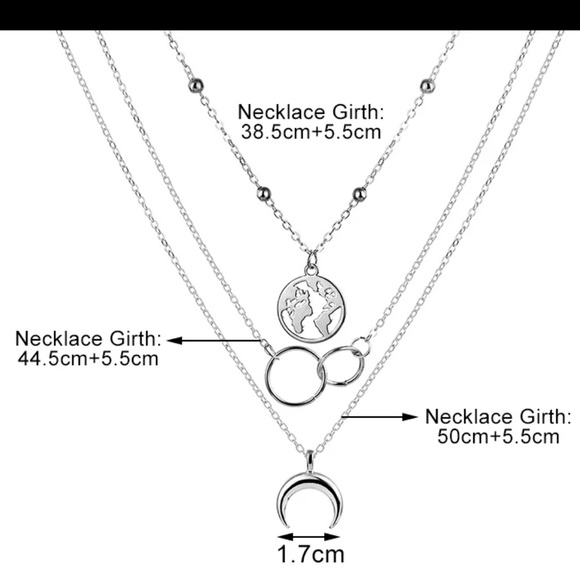 Jewelry | Bohemian Moon Circle Map Pendant Choker | Poshmark